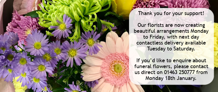 Simpsons Florists Inverness - Order Online or 01463 250777