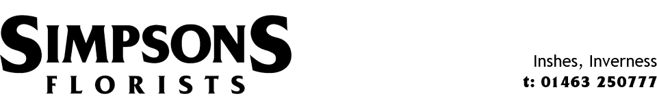 Simpsons Florists Inverness - Order Online or 01463 250777