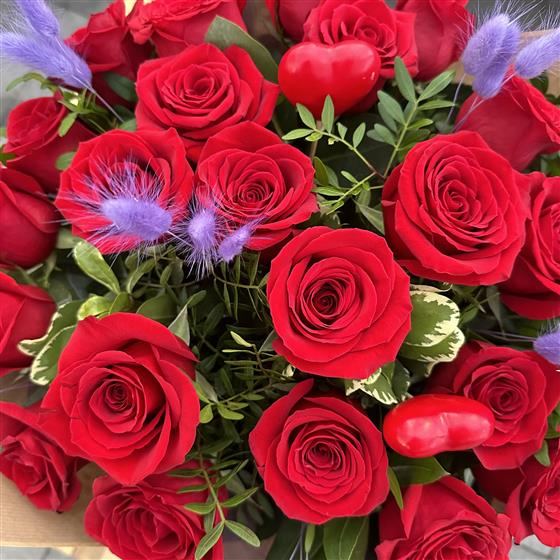 24 Red Rose Valentine's Bouquet